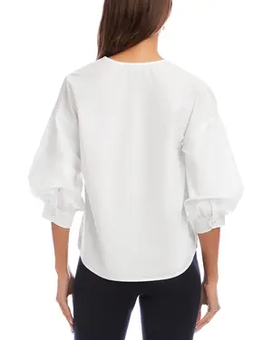 Karen Kane Lantern Sleeve Top