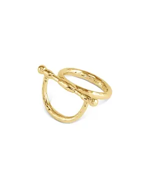 ANABEL ARAM Cheval Bit Ring Gold