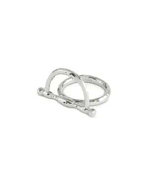 ANABEL ARAM Cheval Bit Ring - Silver