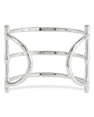 ANABEL ARAM Cheval Bit Cuff Bracelet - Silver