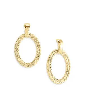ANABEL ARAM Cheval Ring Drop Earrings - Gold