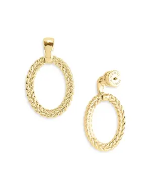ANABEL ARAM Cheval Ring Drop Earrings - Gold