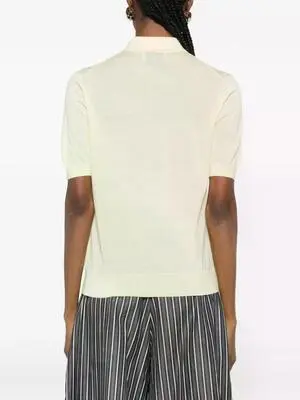 Eric Bompard Buttoned Short-sleeve Polo Shirt - Yellow