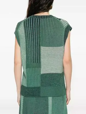 Eric Bompard Sleeveless Patchwork Vest