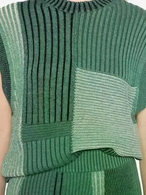 Eric Bompard Sleeveless Patchwork Vest