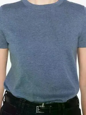 Eric Bompard Short-sleeve Crew Neck T-shirt - Blue