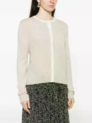 Eric Bompard Button Cardigan - Neutrals