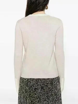 Eric Bompard Button Cardigan - Neutrals