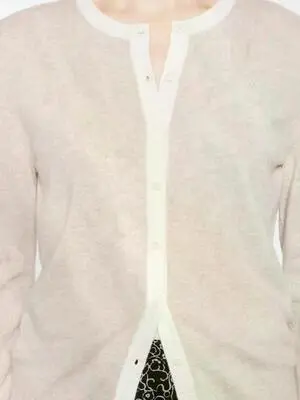 Eric Bompard Button Cardigan - Neutrals