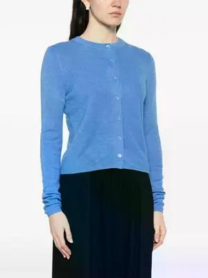 Eric Bompard Buttoned Cardigan - Blue