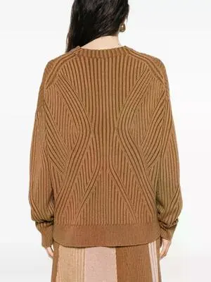 Eric Bompard Ribbed Sweater - Brown