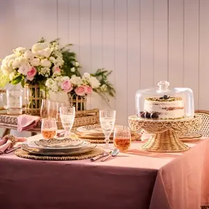 JULISKA Provence Rattan Cake Stand