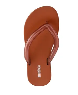 Melissa Air Flow Flip Flop Sandals - Brown/blue