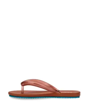 Melissa Air Flow Flip Flop Sandals - Brown/blue