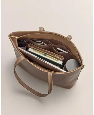 Cuyana Small Easy Tote Insert - Cappuccino