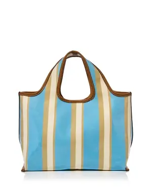 3.1 Phillip Lim Mini Dual Stripe Canvas Market Tote Bag