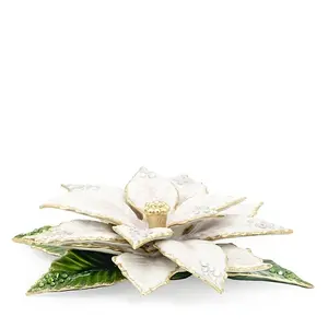 JAY STRONGWATER White Poinsettia Object - No Color