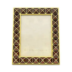 JAY STRONGWATER Abaculus Pyramid Frame, 3 X 4 - Brown
