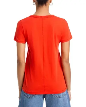 Rag & Bone The Slub Tee - Bright Red