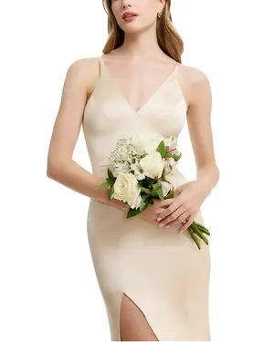 Dress The Population Iris Sleeveless Gown - Champagne
