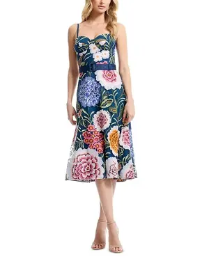 Dress The Population Draped Day Dresses
