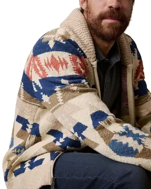 Faherty Brand Thunder Voice Eagle Cardigan