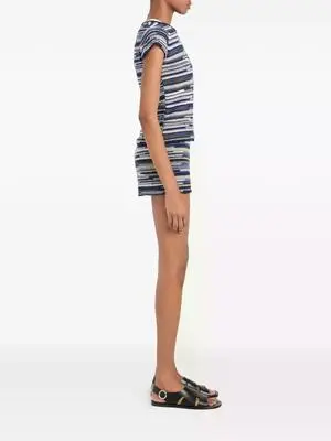 Proenza Schouler White Label Knit Striped Shorts