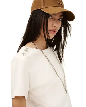 Ba&sh Elmer T-shirt - Off White