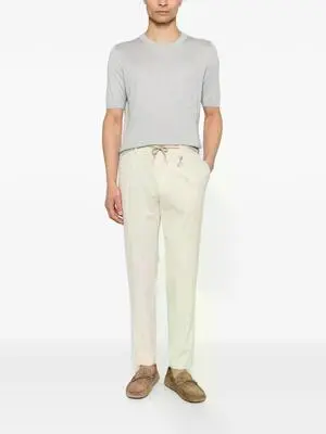 MANUEL RITZ Drawstring Trousers - Neutrals