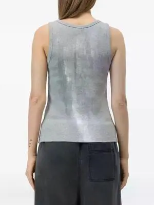 Closed Ribbed Knit Tank Top