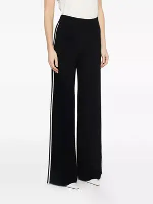 Max Mara Stripe-detail Palazzo Pants