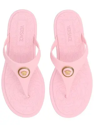Versace Alia Thong Sandals - Pink
