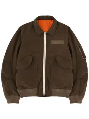 Sacai Twill Jacket - Brown