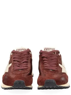 GOLDEN GOOSE Marathon Sneakers - Bordeaux