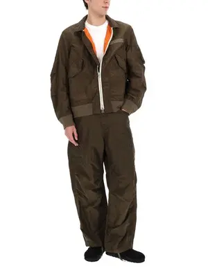 Sacai Twill Cargo Pants - Brown