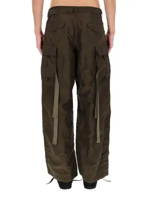 Sacai Twill Cargo Pants - Brown