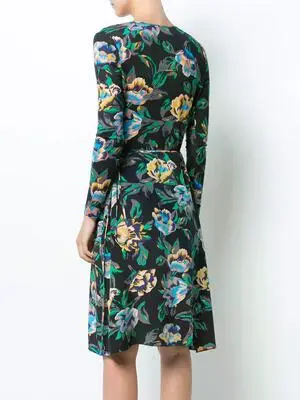 Diane Von Furstenberg Floral Wrap Dress