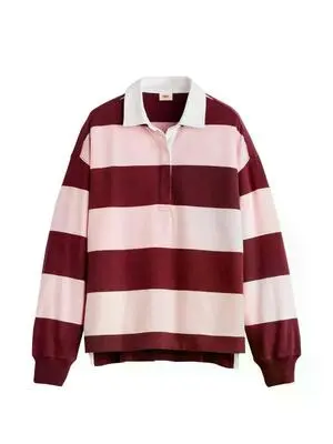 LEVI'S Striped Rugby Knitwear - Red