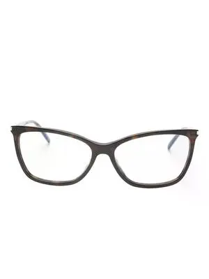 Saint Laurent Cat-eye Glasses - Brown