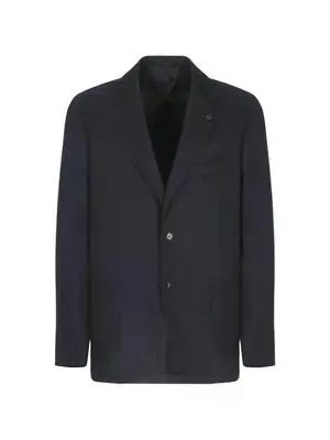 LARDINI Single-breasted Blazer - Blue