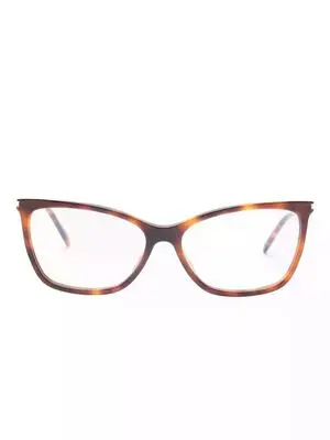 Saint Laurent Cat-eye Glasses - Brown