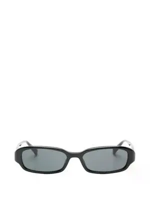 Saint Laurent Rectangle-frame Sunglasses - Black