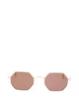 CARTIER Geometric Sunglasses - Gold