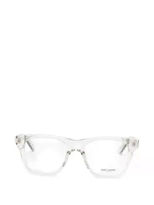 Saint Laurent Square-frame Glasses - Neutrals