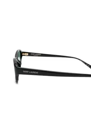 Saint Laurent Sue Oval-frame Sunglasses - Black