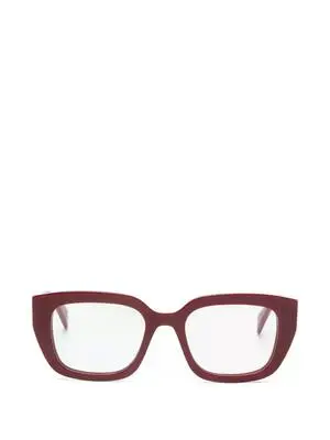 Gucci Square-frame Glasses - Red