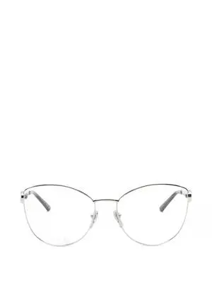 Gucci Cat-eye Logo Glasses - Silver