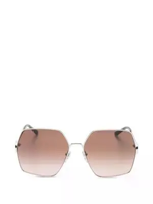 Gucci Geometric Logo Sunglasses - Silver