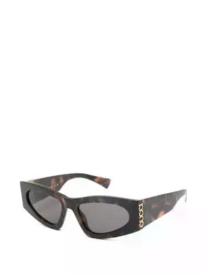 Gucci Logo Geometric Sunglasses