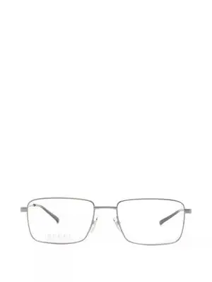 Gucci Rectangle-frame Glasses - Grey